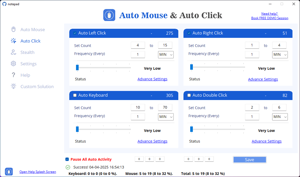 Kaizen AutoClick – Keep Your PC Active & Automate Clicks